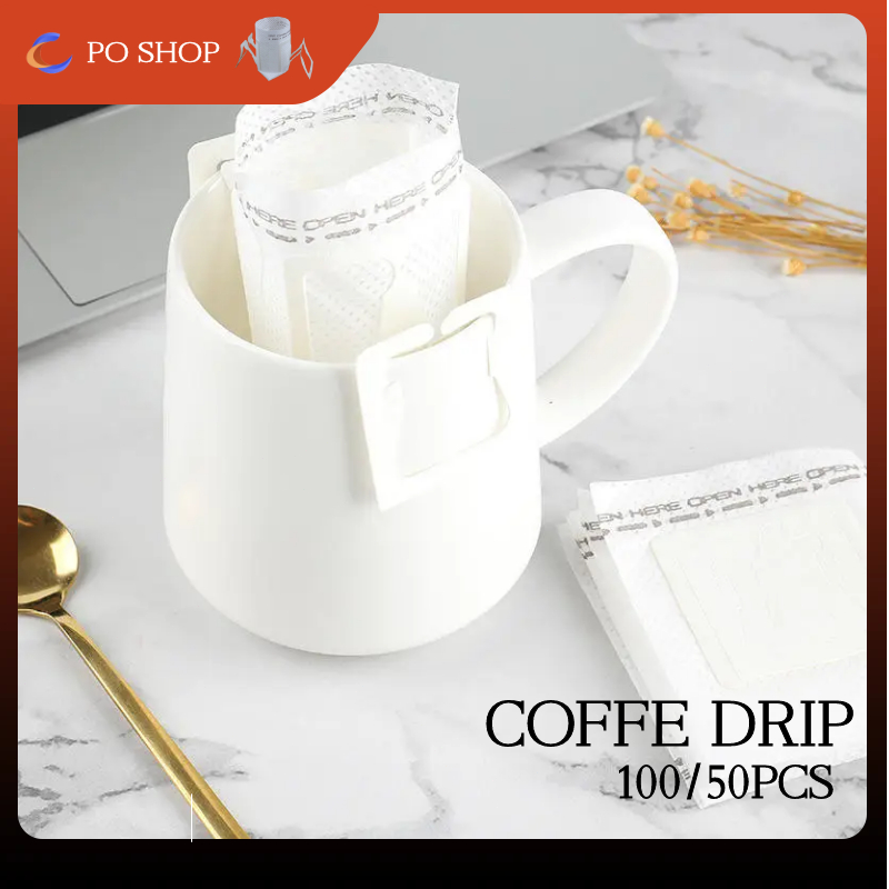 Vacant Coffee Drip Filter Bags 50pcs Set - Customizable Coffee & Tea ...