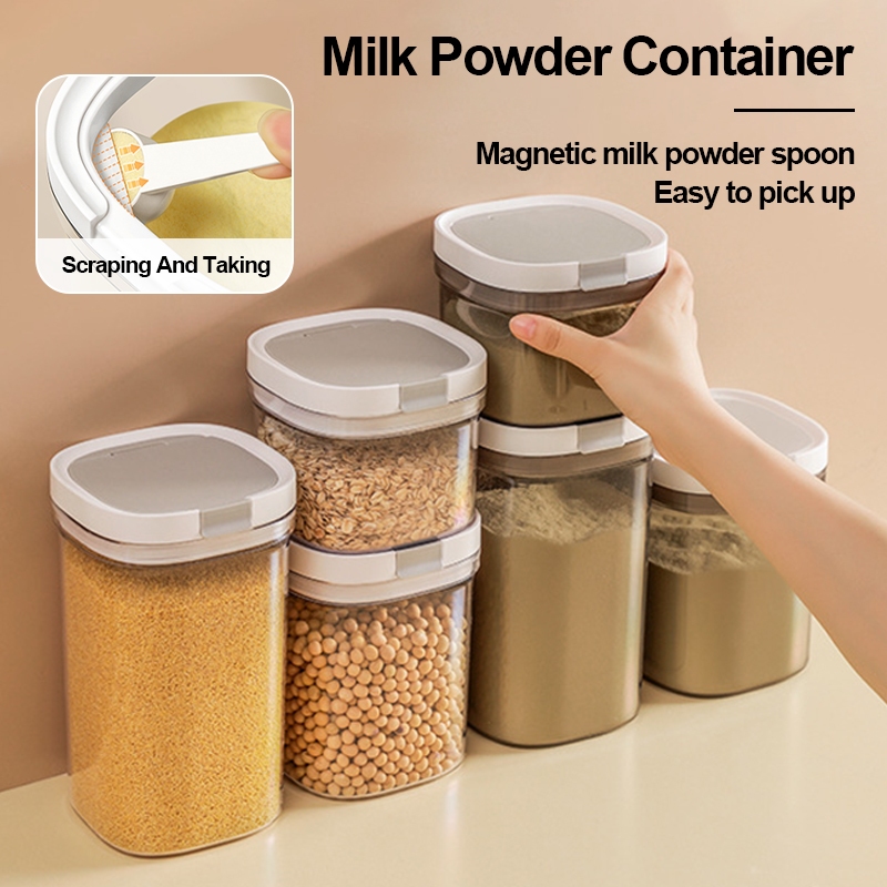 1800/1300/800ML Milk Storage Container Baby Milk Powder Airtight ...