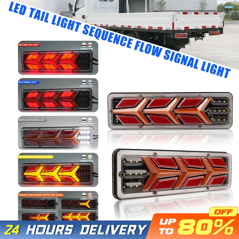 1 Pair(2pcs) - R/E MIni ARROW 12V~24V (12"x3.5") TAIL LIGHT for All ...