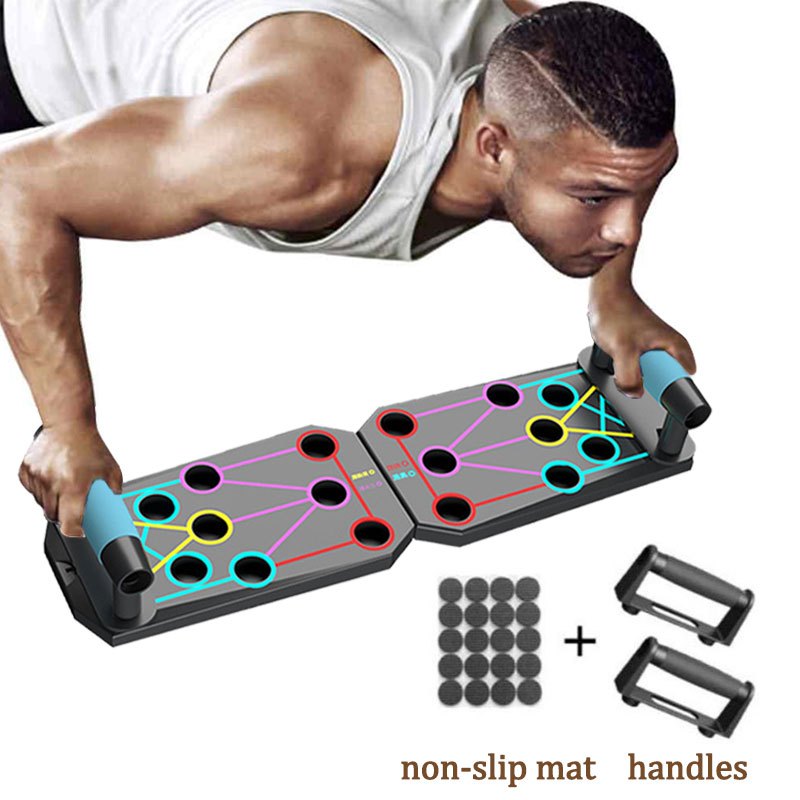 20 holes Multi Function Push Up Board Push Up Stand Home Fitness Muscle ...