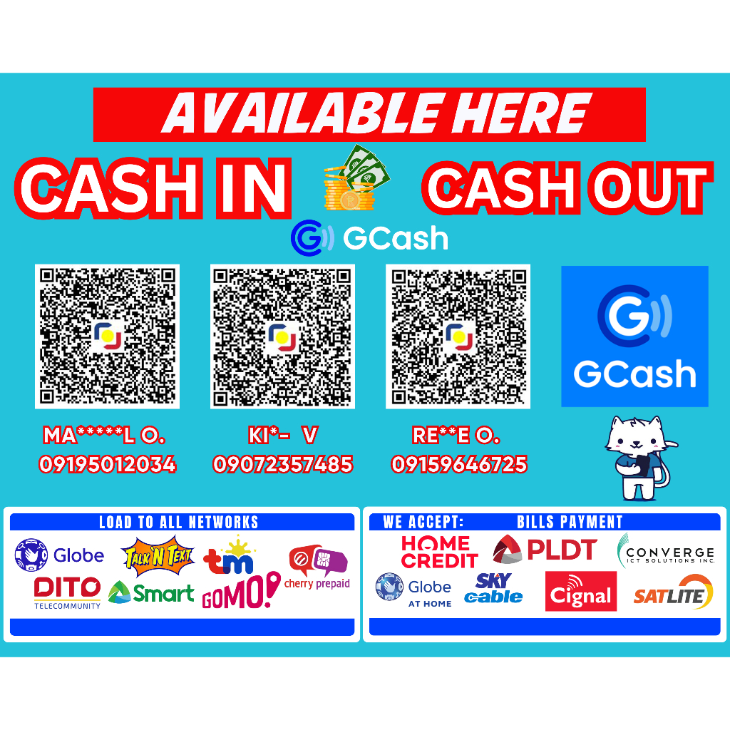 GCASH TARPAULIN 3X2 ft | Shopee Philippines