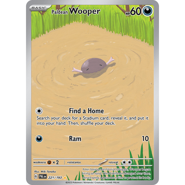 Paldean Wooper | [SINGLE][PAL/221] - Pokemon TCG - Paldea Evolved ...