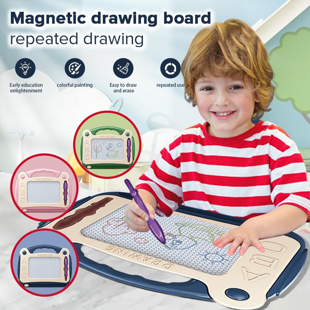 Children's Magnetic Drawing Board Erasable Magnet Sketchpad Toys Early ...
