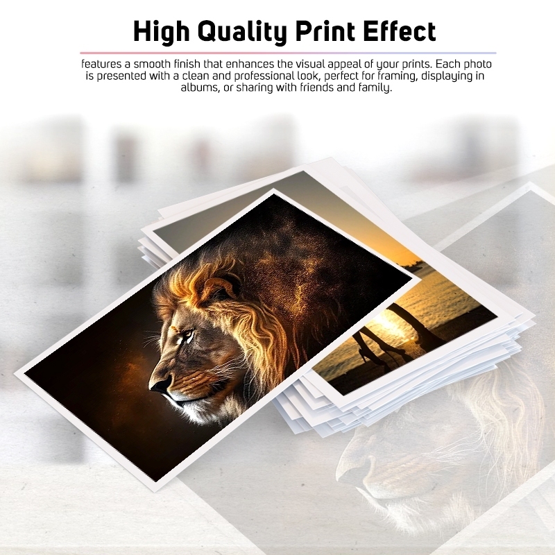 115gsm I 135gsm I 150gsm Glossy Photo Paper A4 Size QUAFF Brand (100 ...