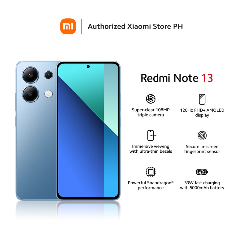Redmi Note 13 4G Mobile Phone | Shopee Philippines