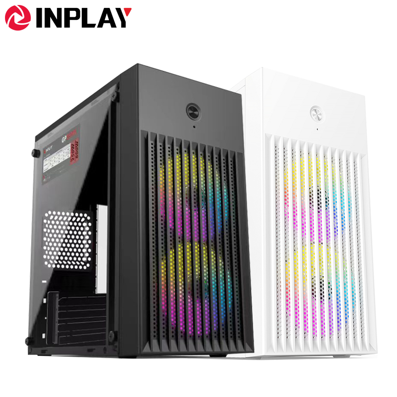 Inplay LITE X220 PC Case Build-in 2 RGB Fans MATX Case Gaming Case For ...