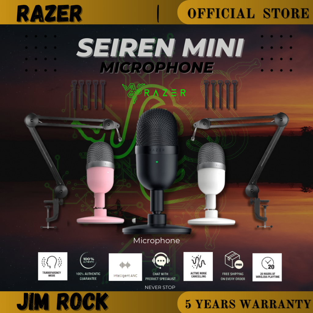 Razer Seiren Mini Razer Mic Razer Microphone Razer Ultra-compact ...
