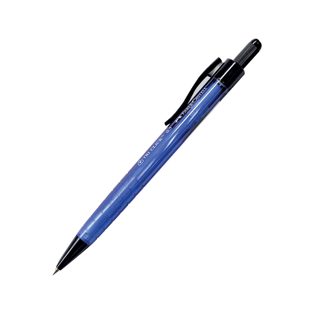 Faber-Castell TRI-CLICK 0.5 Mechanical Pencil Ice Color Blue ...