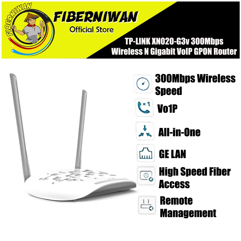 TP-Link Xn020-G3V 300Mbps Wireless N Gigabit VoIP Gpon Router | Shopee ...