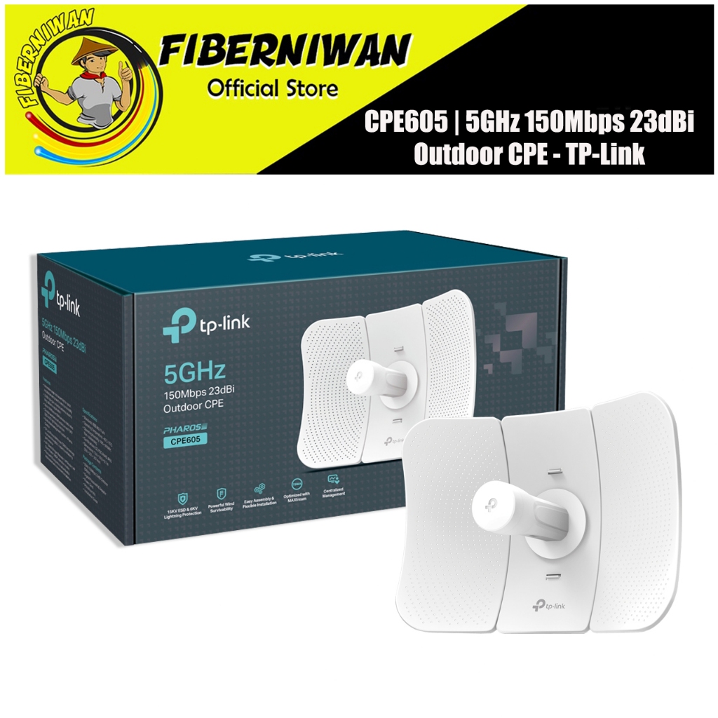 TP-Link CPE605 5GHz 150Mbps 23dBi Point to Point CPE Outdoor Access ...