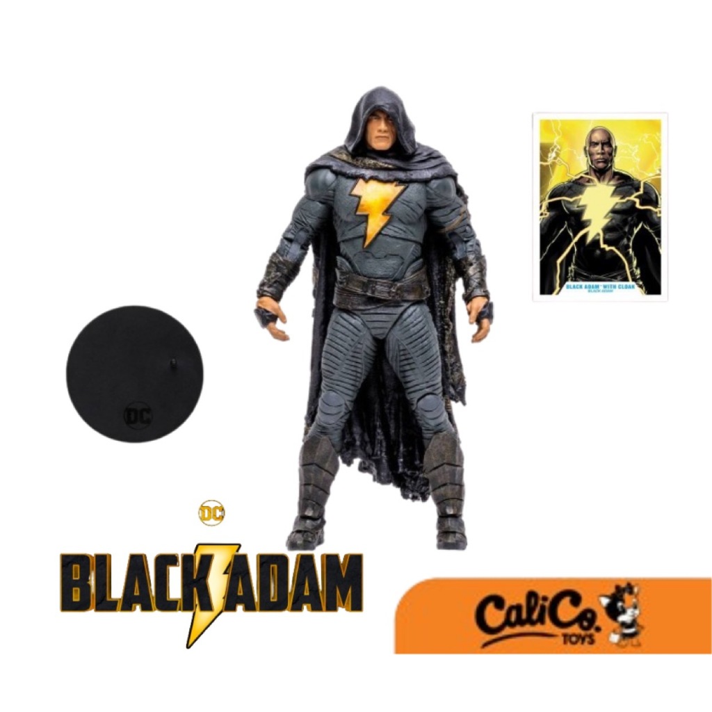 McFarlane - DC Multiverse - Black Adam with Cloak 7 Inch LOOSE Action ...