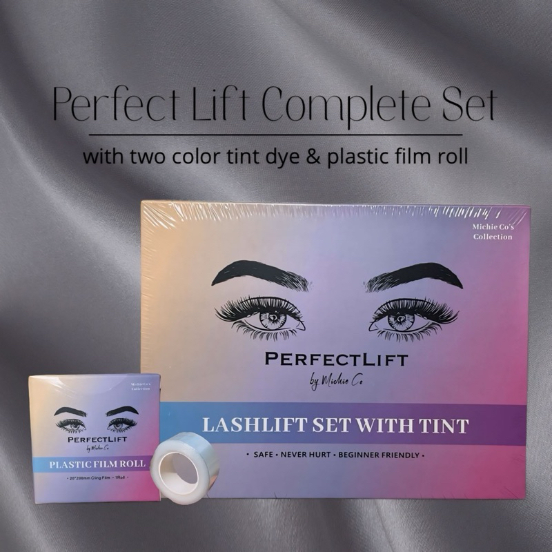 PERFECT LIFT LASH LIFTING COMPLETE SET WITH 2 TINT DYE AND 1 PLASTIC ...
