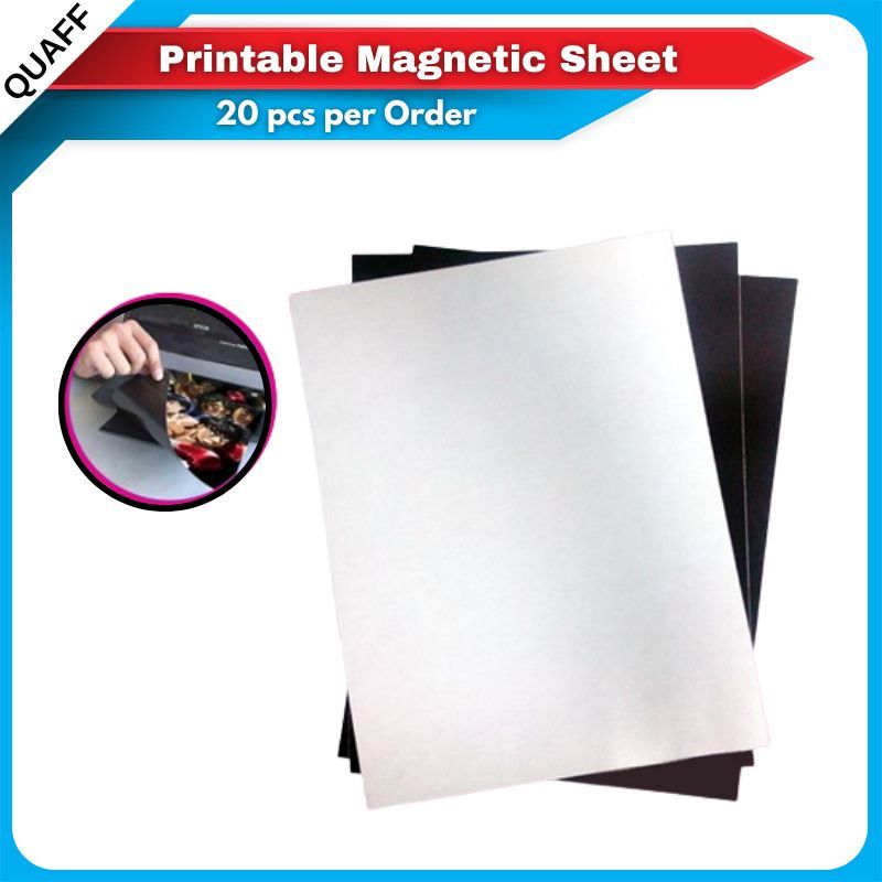 QUAFF Printable Magnetic Sheets Glossy A4 Size (20 pcs per order) | Shopee Philippines