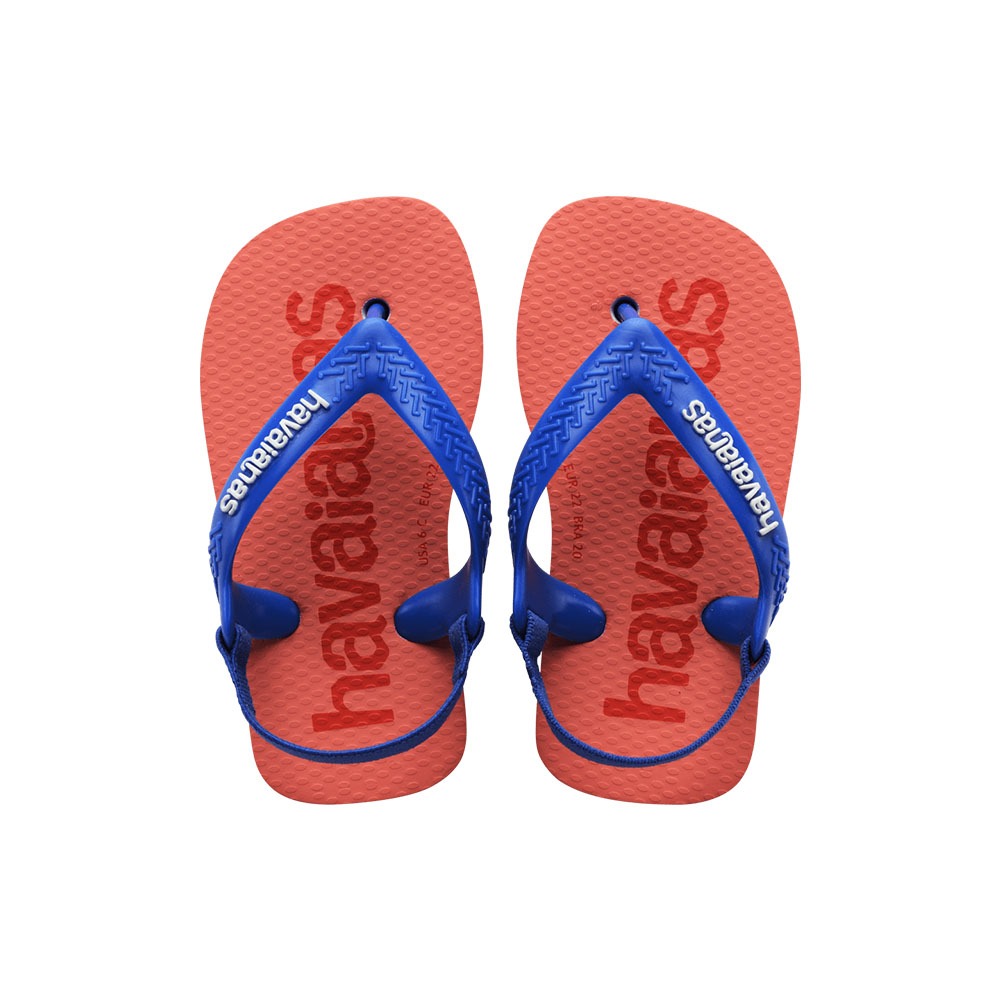 Havaianas Baby Logomania White/Blue Star | Shopee Philippines