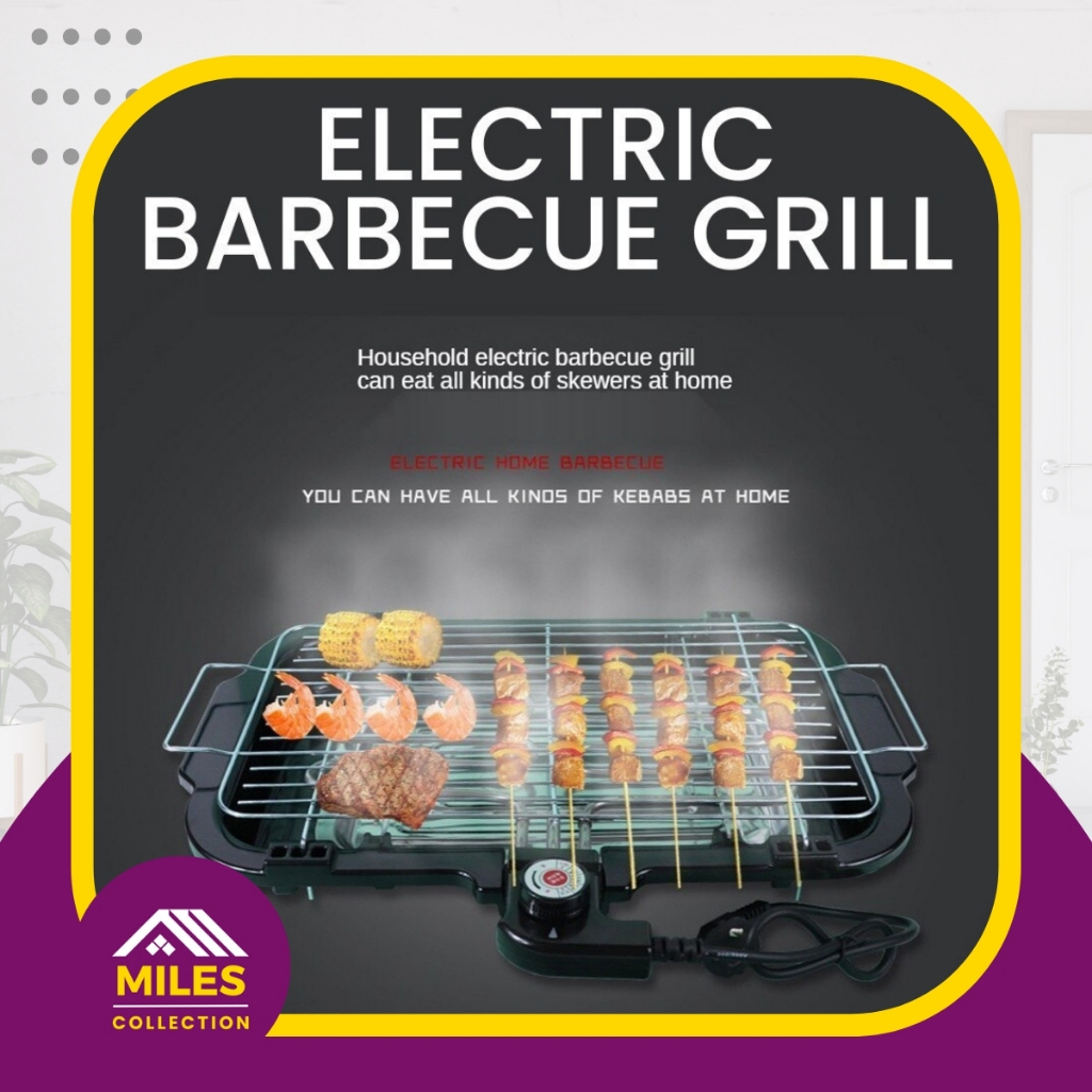 MILES Ihawan Smokeless Indoor/Outdoor Electric Grill Portable Tabletop ...