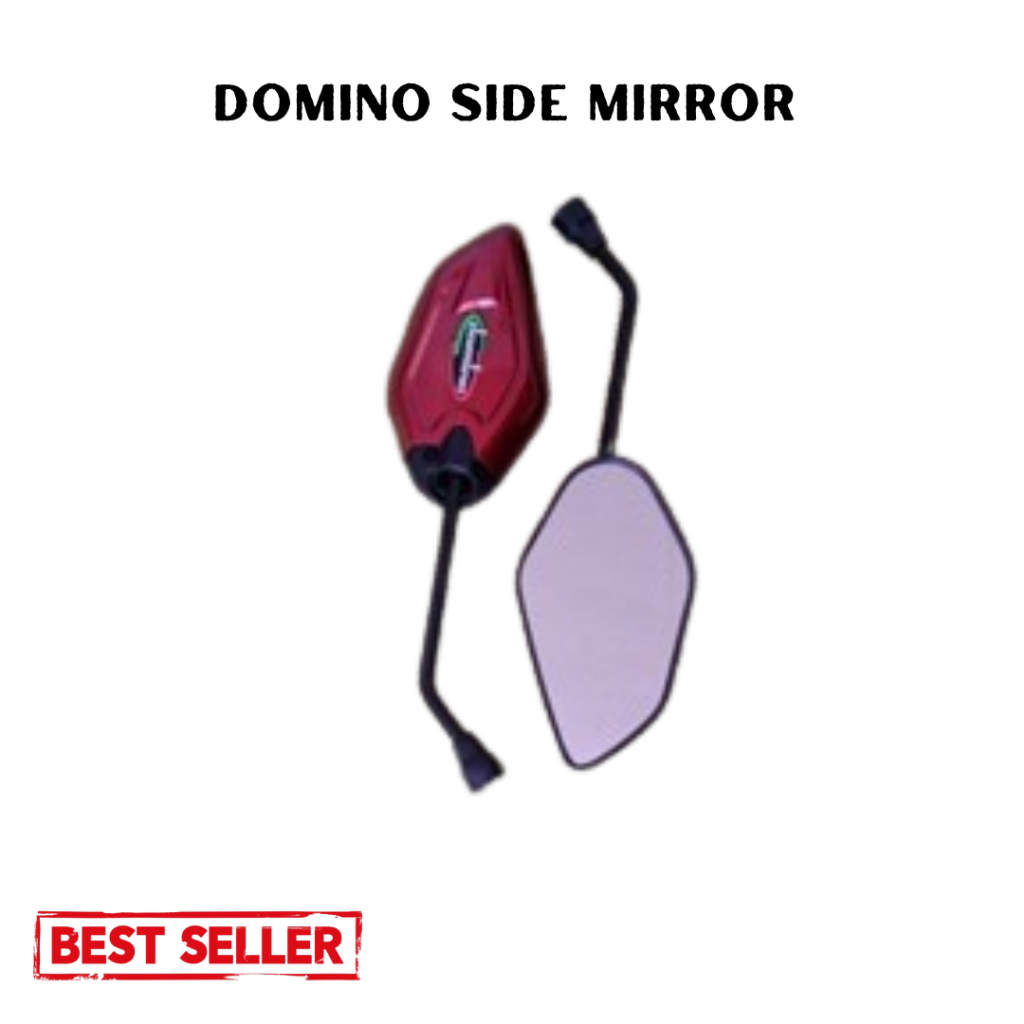 Yamaha Tricity 125 |(RED) UNIVERSAL DOMINO SIDE MIRROR|SOLD BY PAIR ...