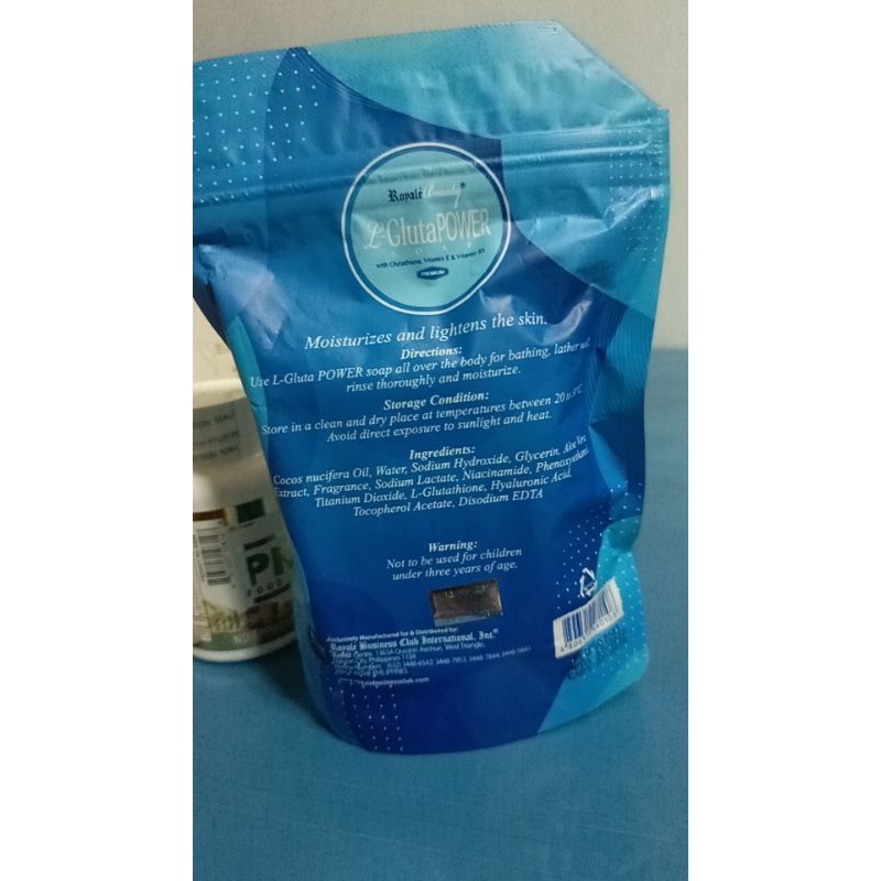Royale PREMIUM L-GlutaPower Soap /with Glutathione, Vitamin E & Vitamin ...