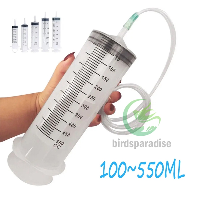 100-500ml Plastic Big Size Syringe Reusable Large syringe for Pet ...
