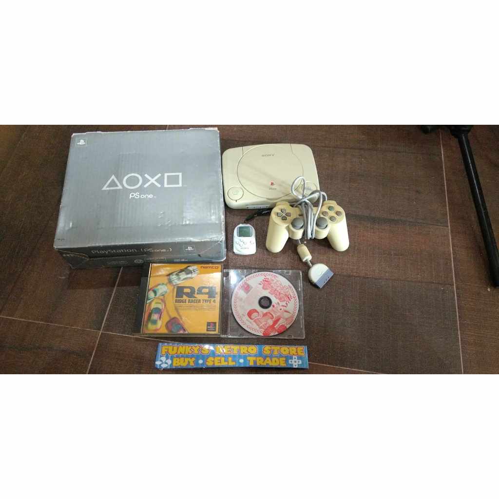 PsOne Complete In Box Set with 2 Games and PocketStation Memory Card ...
