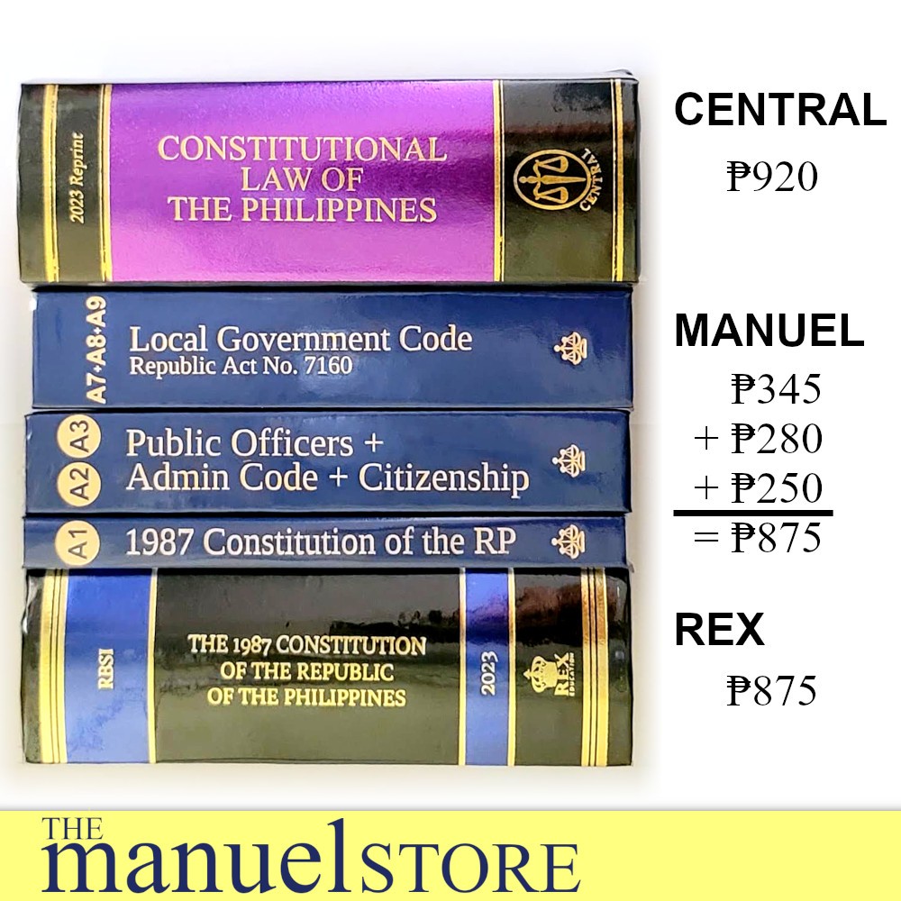 Pocket Codal (2023) Political Laws 1987 Constitution Public Officers ...