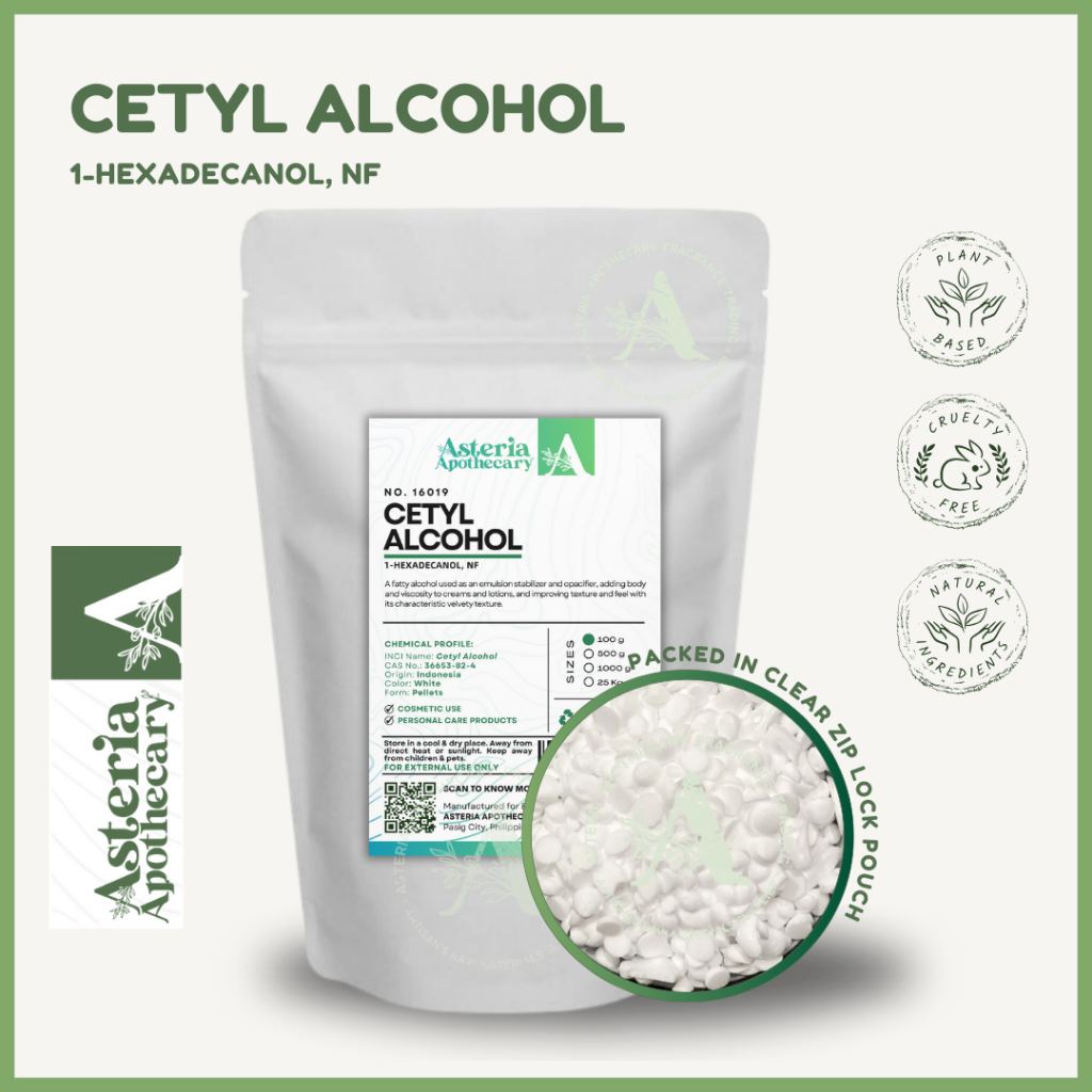 Cetyl Alcohol 100g, 500g 1Kg- Asteria Apothecary | Shopee Philippines