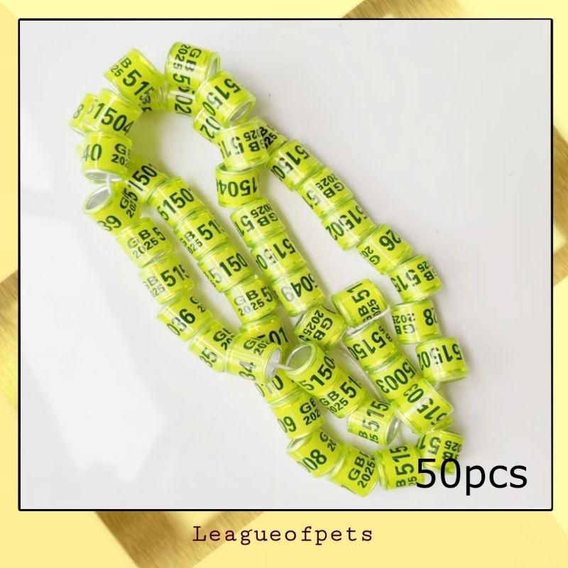 50 pcs PHA 2025 Taiwan 2025 pigeon ring comring singsing ng kalapati ...
