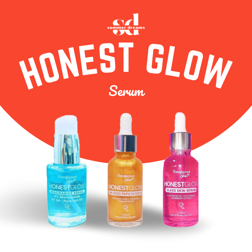 TRANSFORMED SKIN Honest Glow Serum | 24k Gold | Glass Skin ...