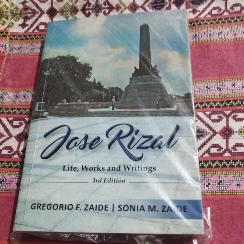 Jose Rizal Life, Works & Writing 3rd edition (Zaide) | Shopee Philippines