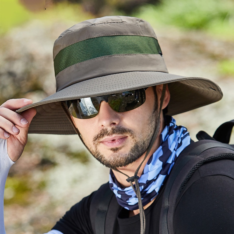Manila Sun Hat Fisherman Cap Breathable Outdoor Sun Hiking Hat ...