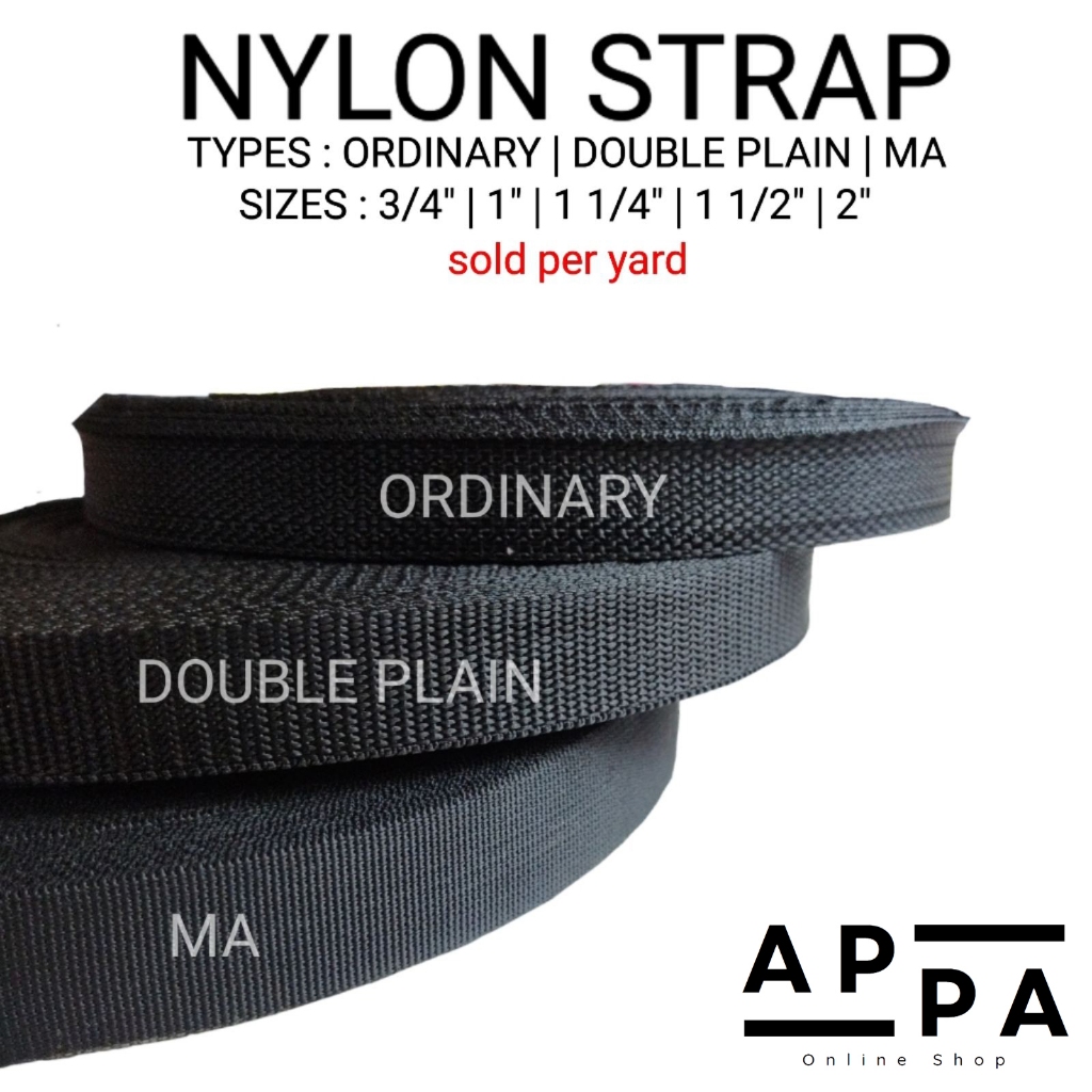 NYLON STRAP per YARD Shopee Philippines