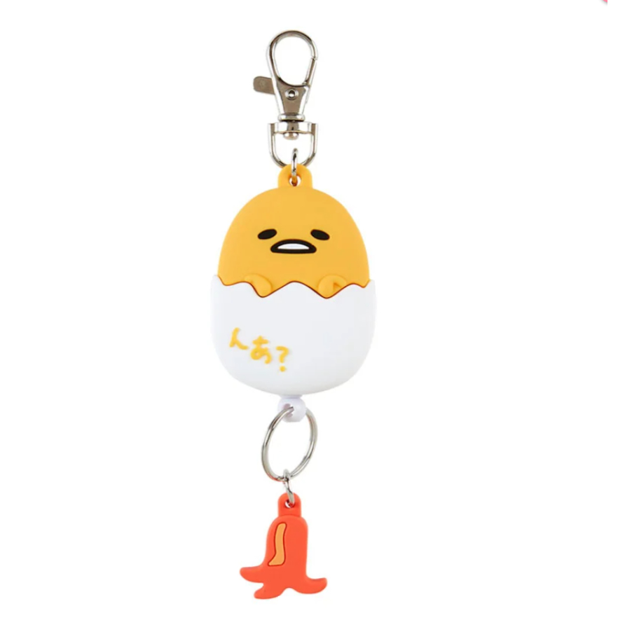 [Direct from Japan] Sanrio GUDETAMA Face Shaped Reel Key Chain Japan ...