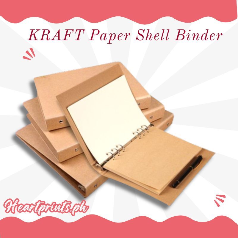 Kraft Paper Shell Binder [Available size: A6 / A4 Size] | Shopee ...