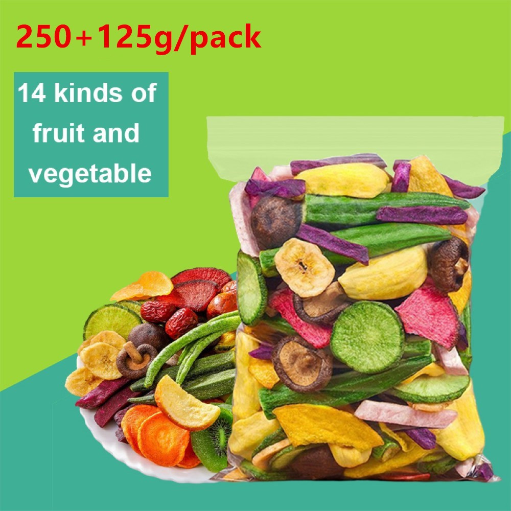 Fried vegetables chips dried mixed fruits and vegetable chips snacks ...