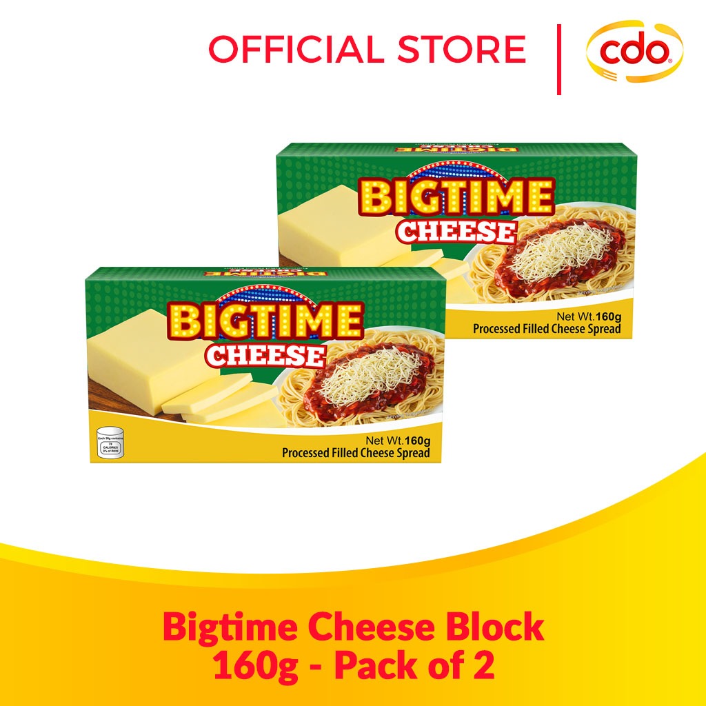 CDO BIGTIME Cheese 160g - Pack of 2 | Shopee Philippines