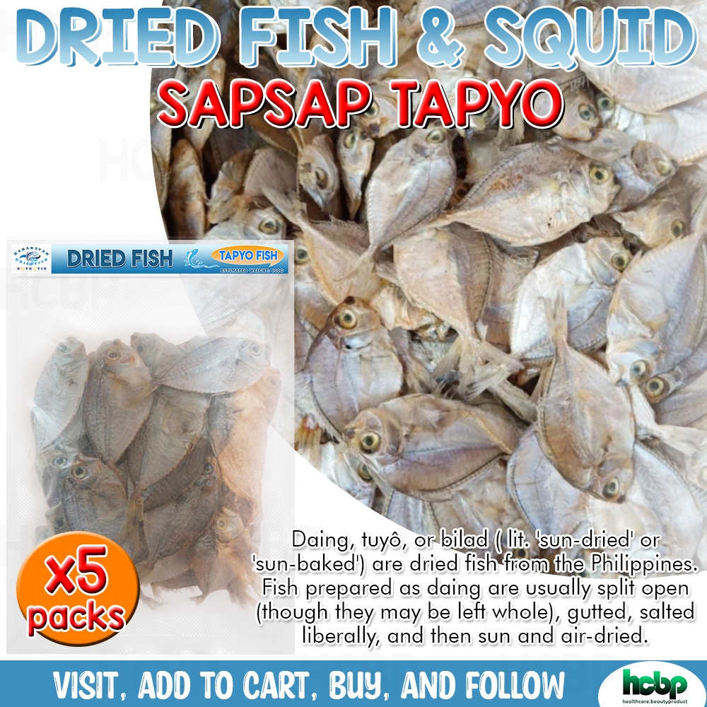 Dried Fish SAPSAP TAPYO Fish Small Flat fish ( 500g/1KILO ) Dried Fish ...