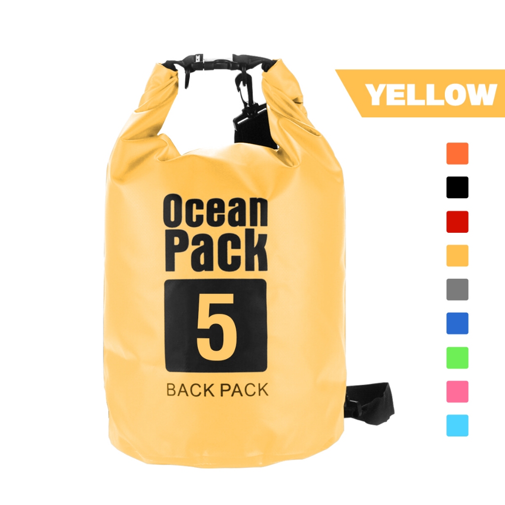 Ocean Pack Waterproof Dry Aqua Bag Outdoor Swimming Sling Shoulder ...