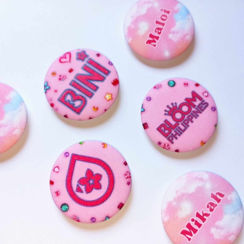 BINI P-pop Girl Group | BLOOM Button/Badge Pin Matte Finished | Shopee ...