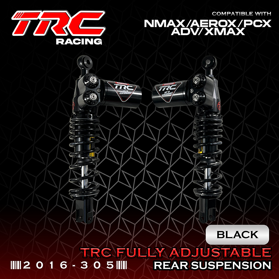TRC AI TECH FULLY ADJUSTABLE SUSPENSION for AEROX/NMAX V2 2016-305 ...
