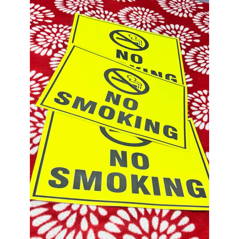 NO SMOKING SIGNAGE A3 size | Shopee Philippines