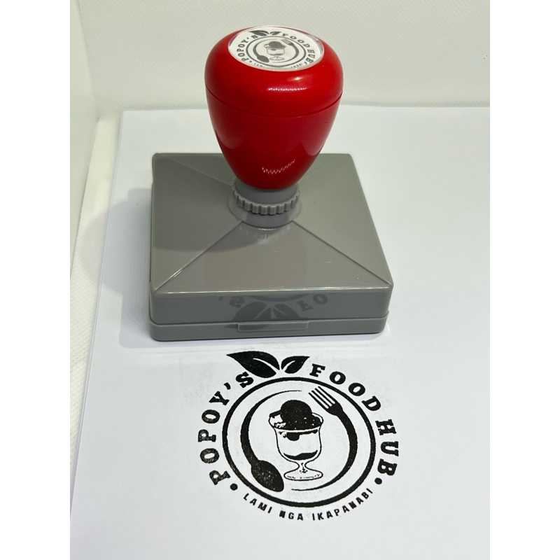 WATER PROOF LOGO STAMP FOR PLASTIC and GLOSSY PAPER | Shopee Philippines