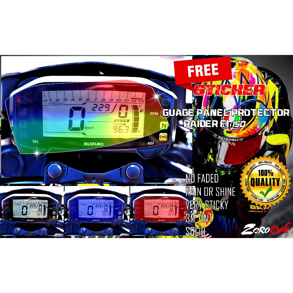RAIDER R15O fi Gauge Protector | Shopee Philippines