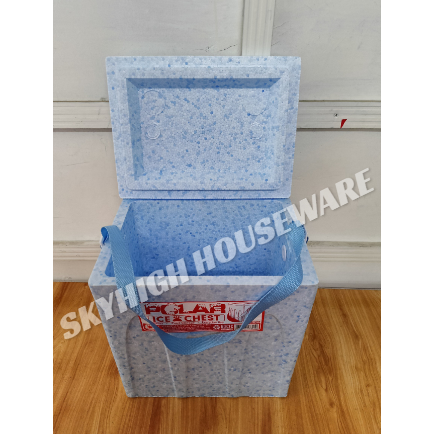 STYROBOX / STYRO BOX / PICNIC BOX ICE CHEST / ICE BOX / COOLER / Styrofoam Box #102 (MEDIUM ...