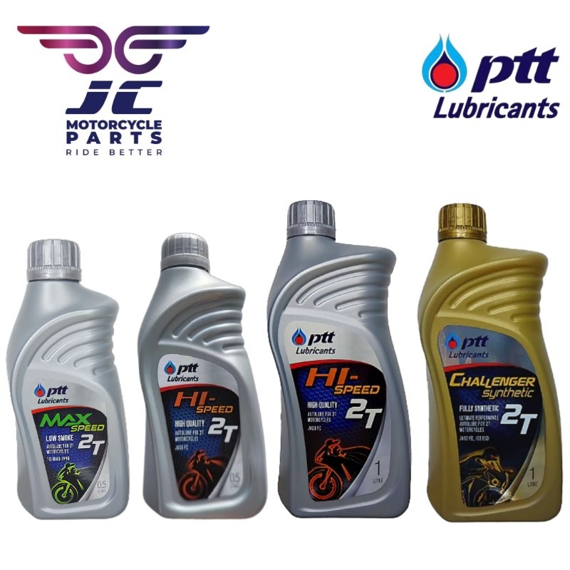 PTT LUBRICANTS 2T OILS FOR 2STROKE ENGINES CHALLENGER HISPEED MAXSPEED ...