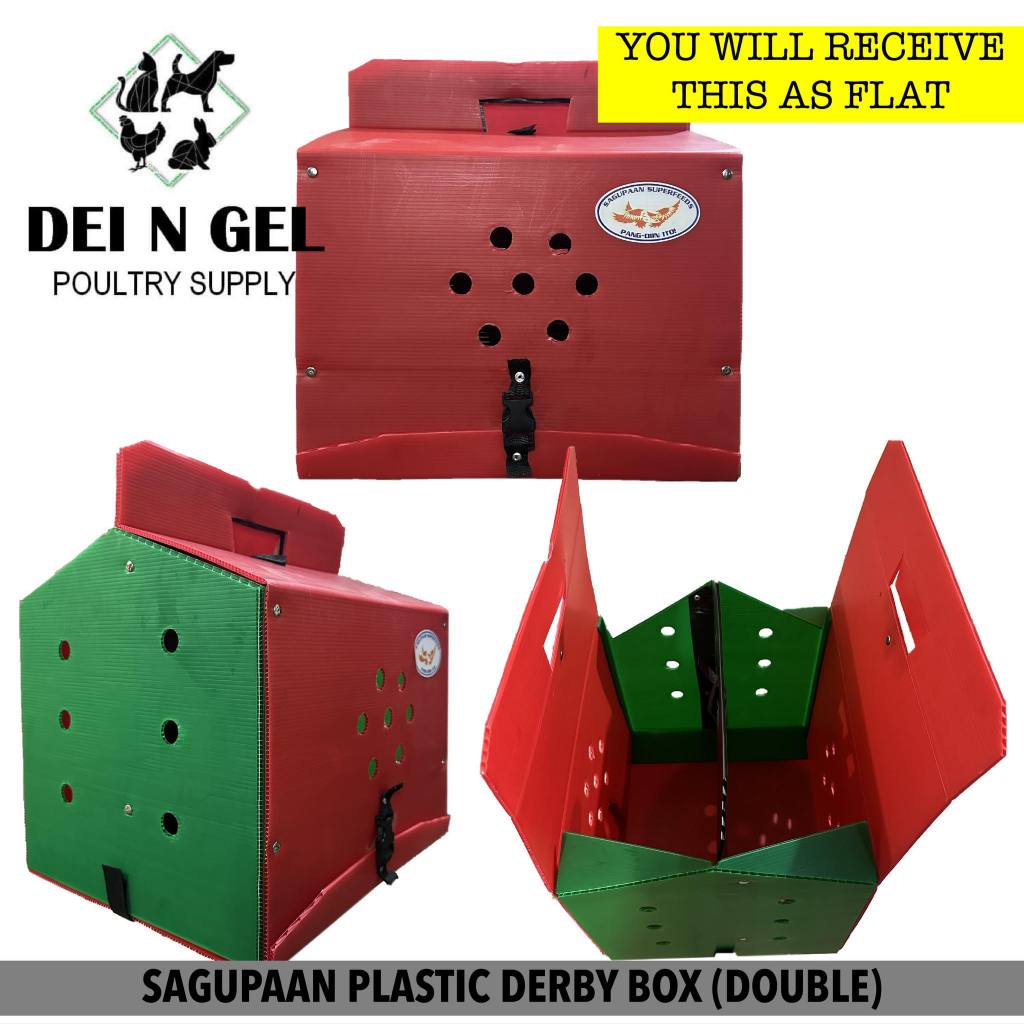 SAGUPAAN DERBY BOX DOUBLE HIGH QUALITY PLASTIC | Shopee Philippines