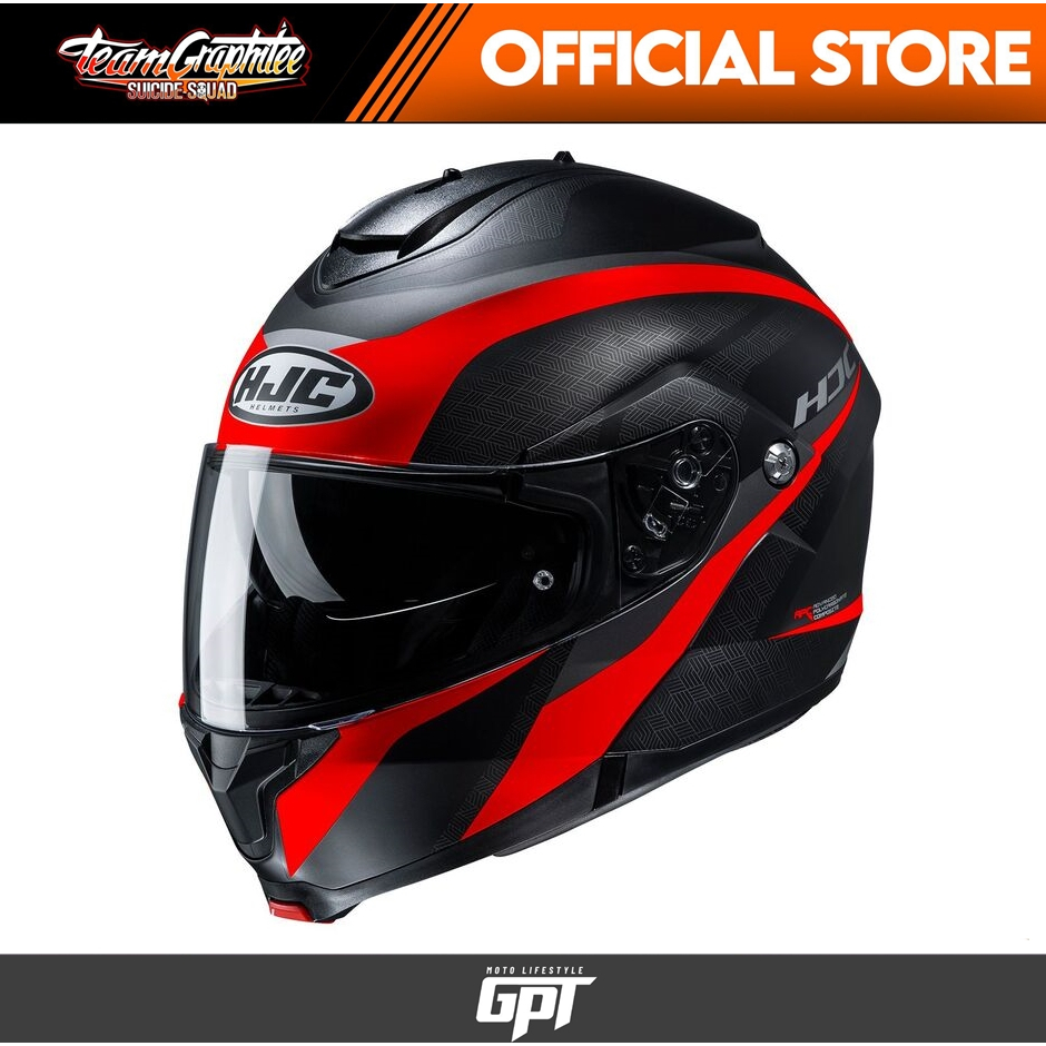 HJC HELMET C91 TALY(MODULAR DUAL VISOR) | Shopee Philippines