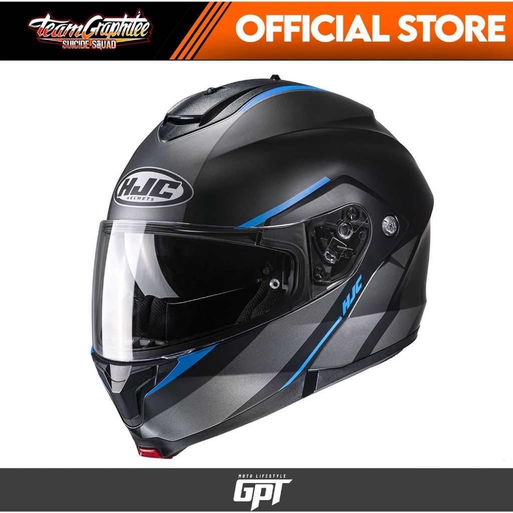 HJC HELMET C91 TERO(MODULAR DUAL VISOR) | Shopee Philippines