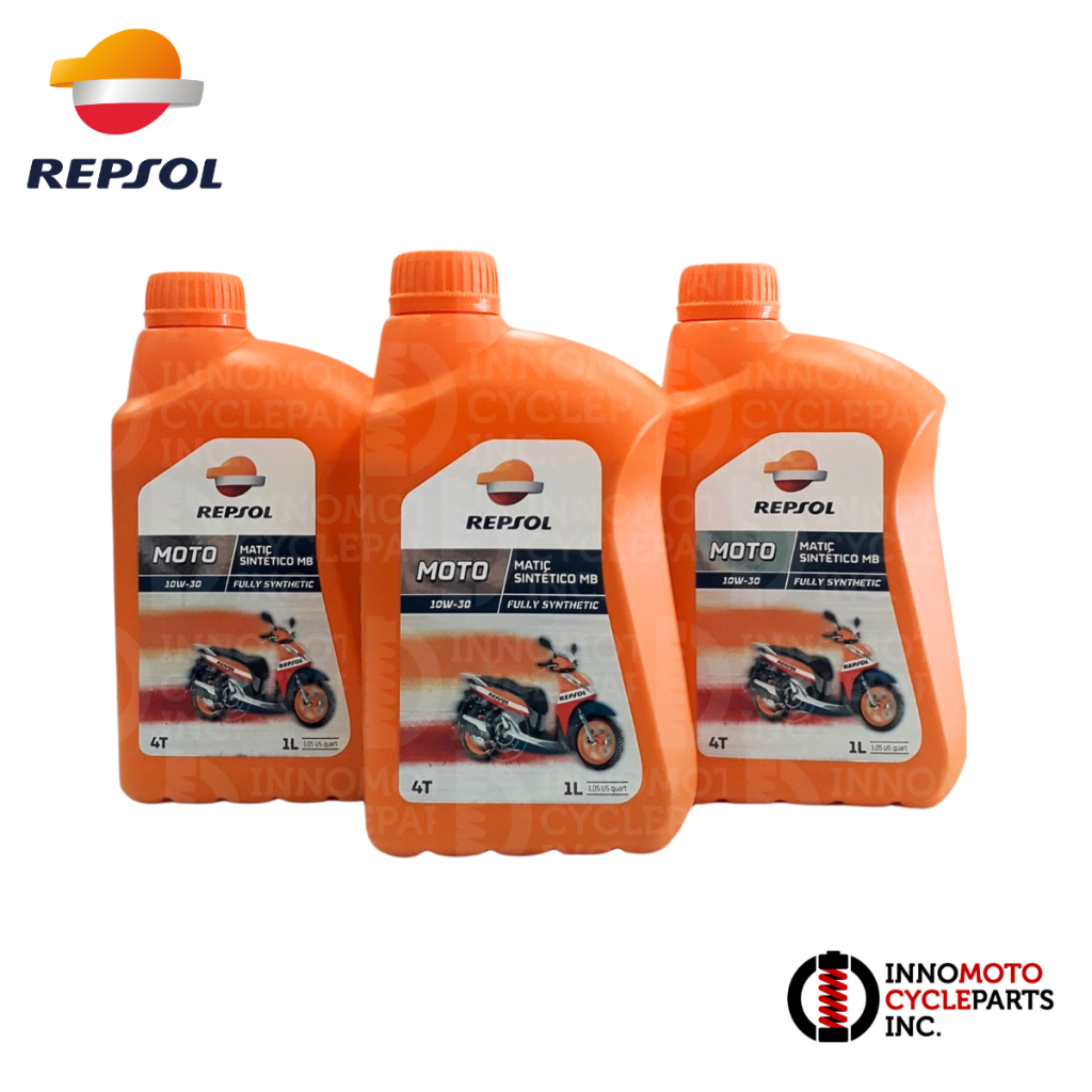 Repsol MOTO MATIC Sintetico 1L Fully-Synthetic 10W30 API:SN JASO MB ...