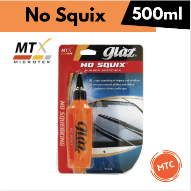 Microtex Glaz No Squix (70ML) (Wiper & Rubber Softener) | Shopee ...