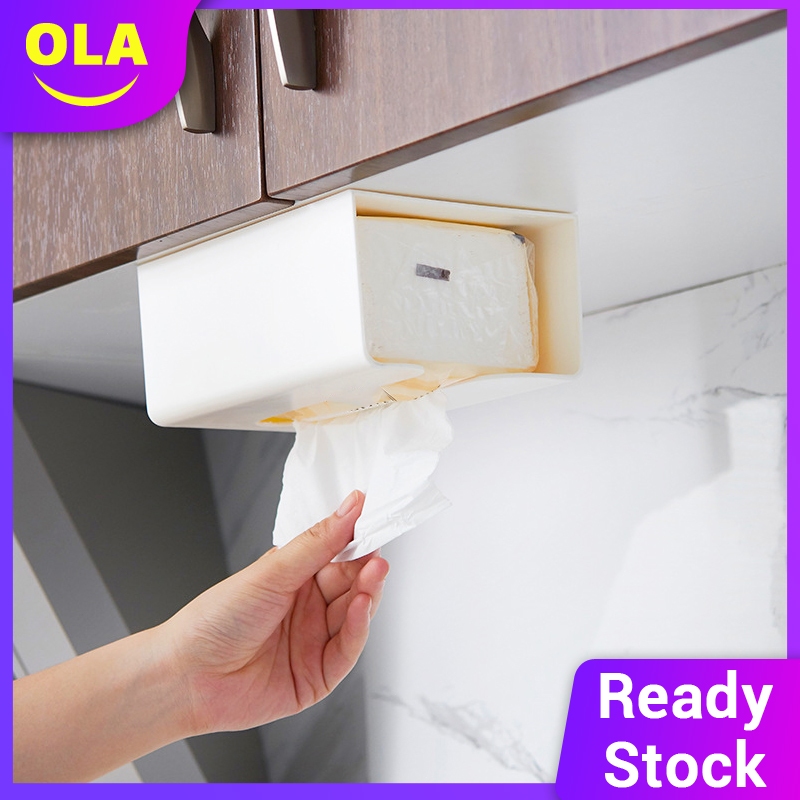 Tissue Box Dispenser Wall Mounted Stainless Steel Paper Towel Dispenser ...