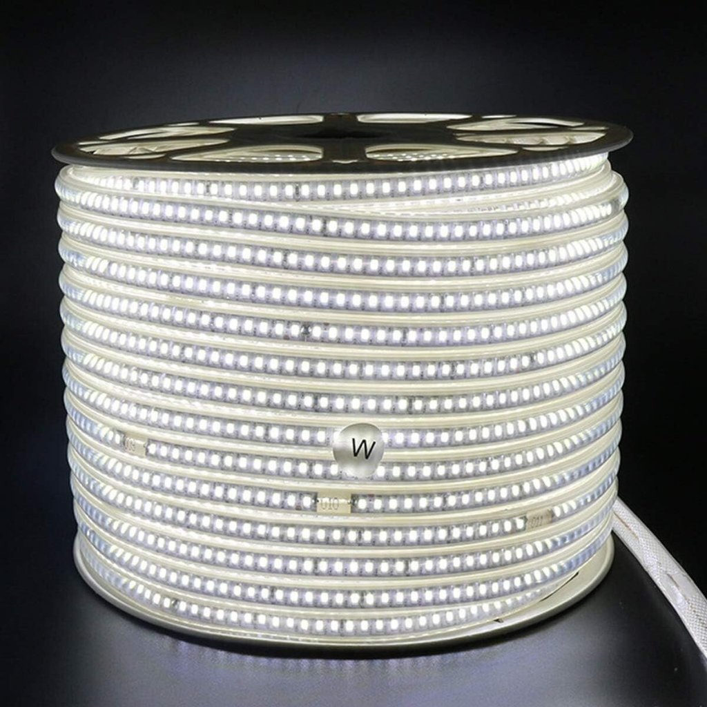 10-50m LED Strip Lights SMD2835 220V Waterproof LED Tape Ribbon ...